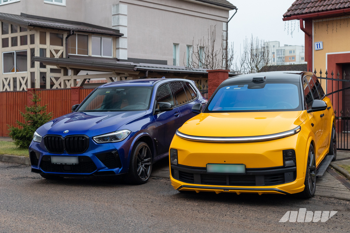 Сравниваем Li L9 и BMW X5 M Competition: штиль против бури
